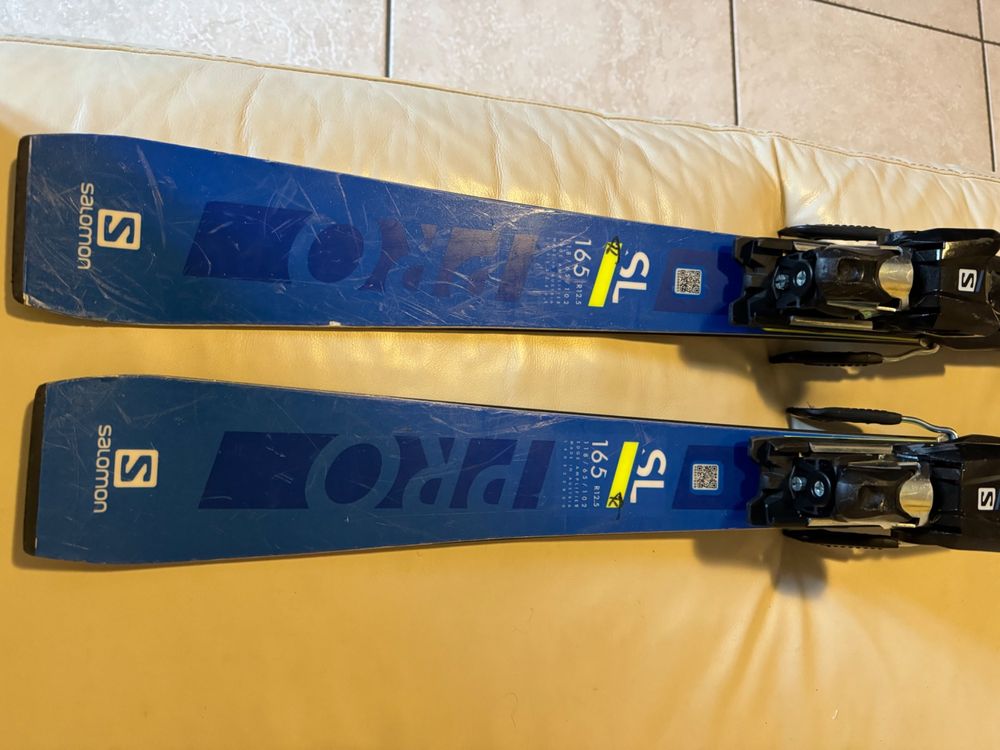 Salomon SL FIS 165 cm, inkl. Bindung Salomon X16, Mod. 2019 (Gebraucht ...