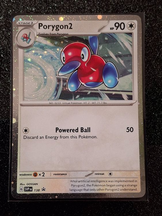 SV Black Star Promos / Porygon2 138 (Promokarte) (Neu (gemäss ...