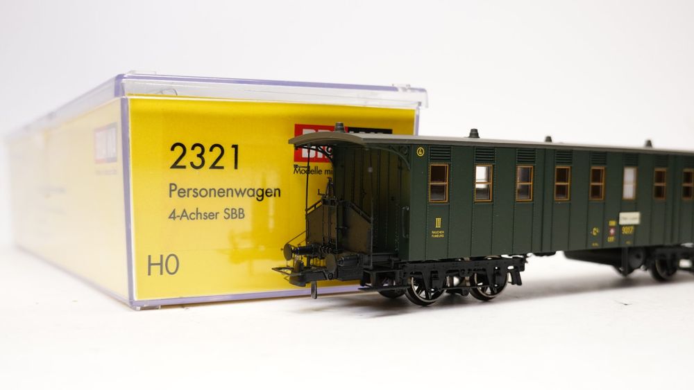 e4 Brawa 2321 SBB Personenwagen 9317 4-Achser | Kaufen auf Ricardo