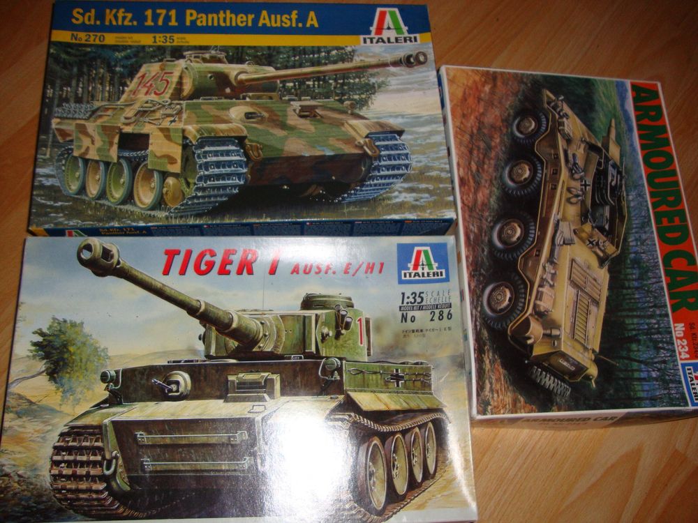 1/35 Panther, Tiger, Sd.kfz 234/3 | Kaufen auf Ricardo