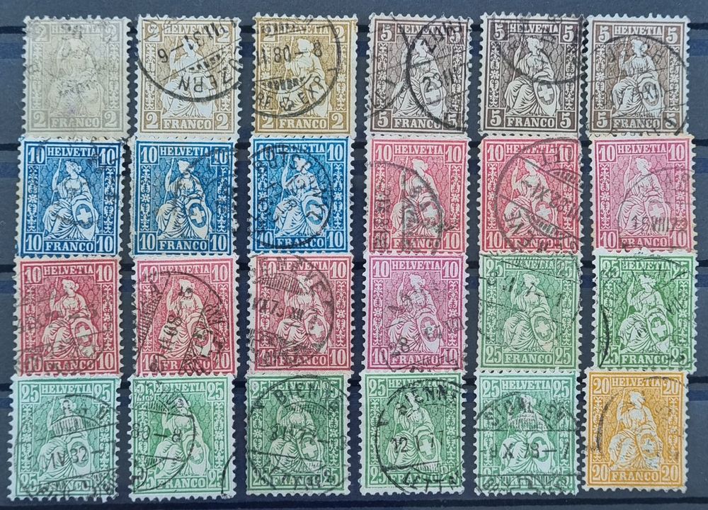 Lot Sitzende Helvetia ab 1.- | Kaufen auf Ricardo