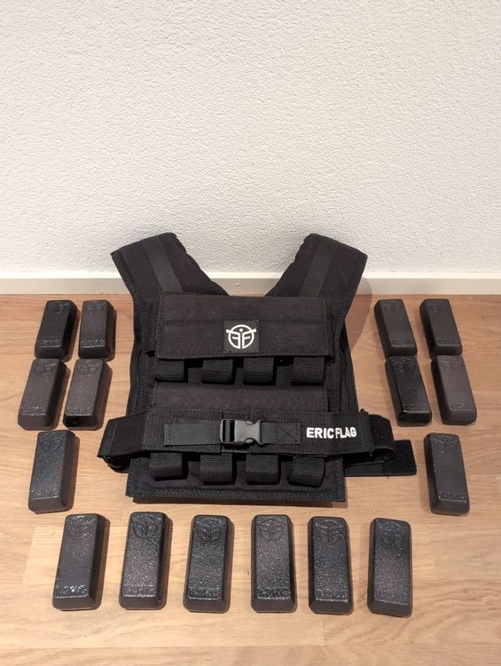 Eric Flag - Weighted Vest - 20kg max, 1.25kg-Schritte (Gebraucht) in ...