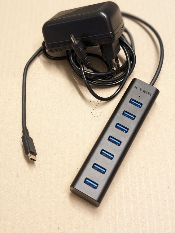 Hub Usb ICY BOX USB Table Hub For Installation 80 Mm, USB 3.0 Hub ...