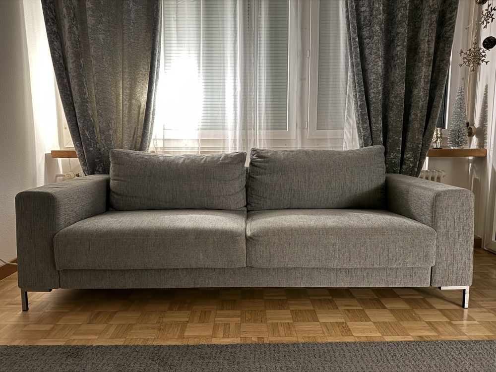 Hellgraue Sofa (Gebraucht) in effretikon für CHF 49 – nur Abholung auf Ricardo kaufen