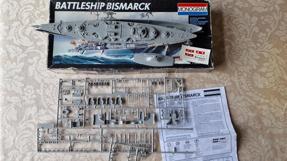 Monogram Bismarck 1:600 Schiff Plastikmodellbau (Neu (gemäss ...