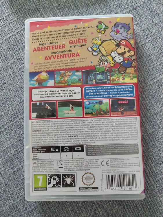 Paper Mario: Die Legende vom Äonentor- Nintendo Switch Game (Gebraucht ...