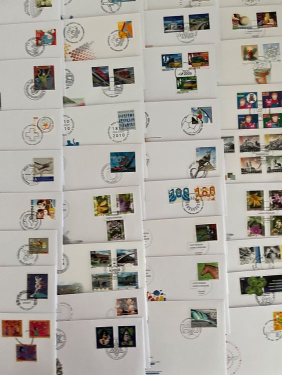 100 Schweizer FDC aus den 2000er bis 2010er Jahren (Gebraucht) in Murgenthal für CHF 5.5 – mit ...