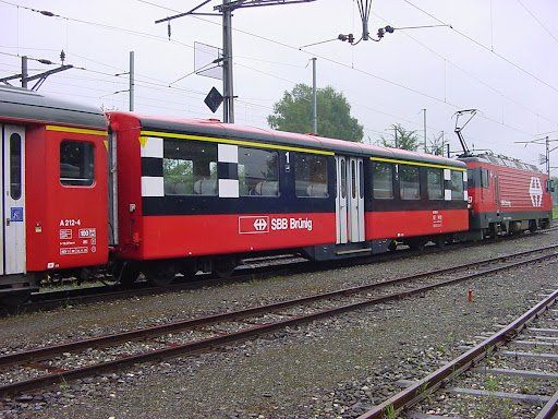 HOm - SBB-Brünig"Zebra"- Voiture à portes centrales - B1624 (D'occasion ...