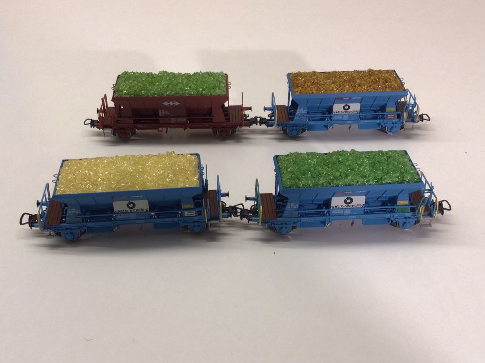 Vetro recycling Schüttgutwagen RailTop-Modell 41802 & 41811 | Kaufen ...