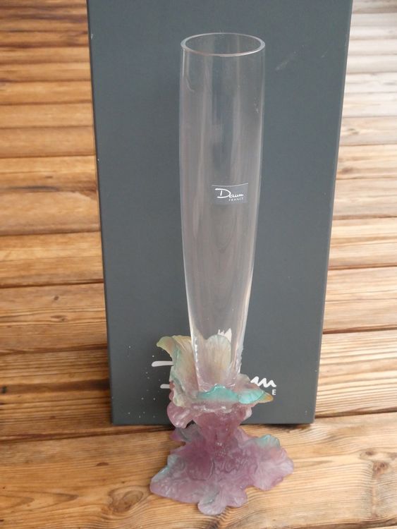 grosse Daum Vase SOLIFLORE BACCHUS PASTEL sig. Daum France (Gebraucht ...