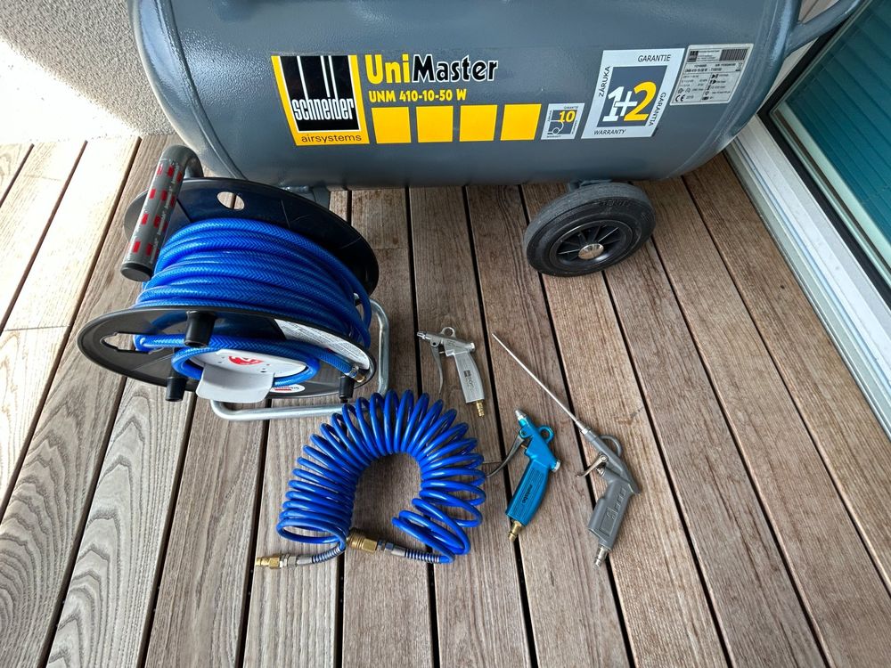 Schneider UniMaster UNM 410-10-50W Kompressor m. Zubehör (Gebraucht) in ...