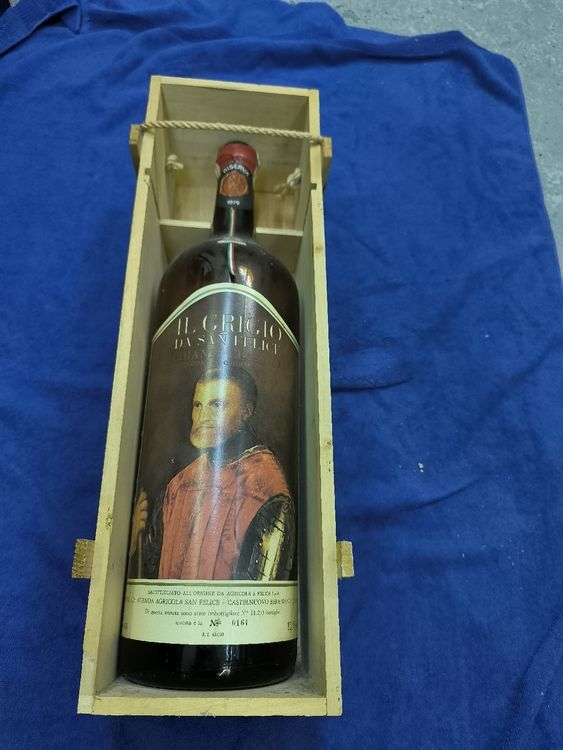 Vintage Il Grigio Chianti Classico Riserva 1979 LEER Deko (Gebraucht ...