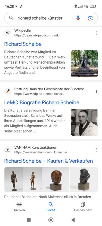 Richard Scheibe 1879-1964 (Gebraucht) in Derendingen für CHF 199 – mit ...