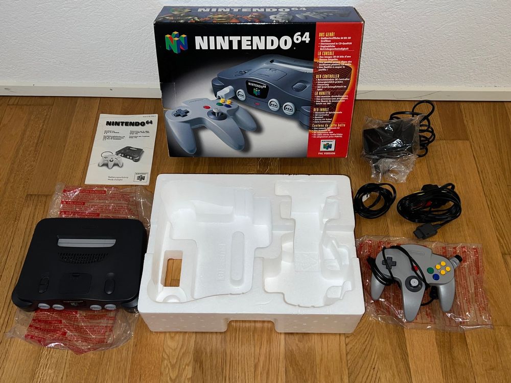 Nintendo 64 (N64) Konsole (OVP) - Sammlerzustand - Top! | Acheter sur ...