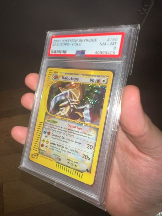 PSA 8 Skyridge Crystal Kabutops HOLO Pokemon - Ab. 1FR! (Gebraucht) in Frauenfeld für CHF 361 ...