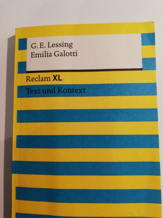 Emilia Galotti - G.E. Lessing | Kaufen auf Ricardo