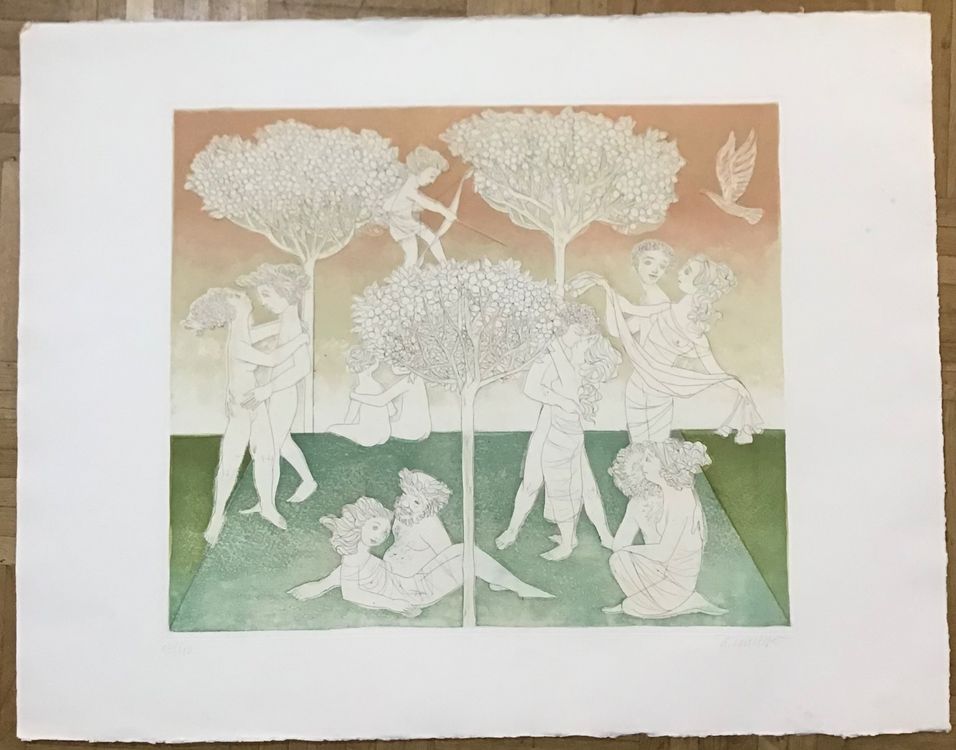 2x Sehr Interessante Radierungen Unleserlich Signiert Lot (Gebraucht) in Root für CHF 10 – mit ...