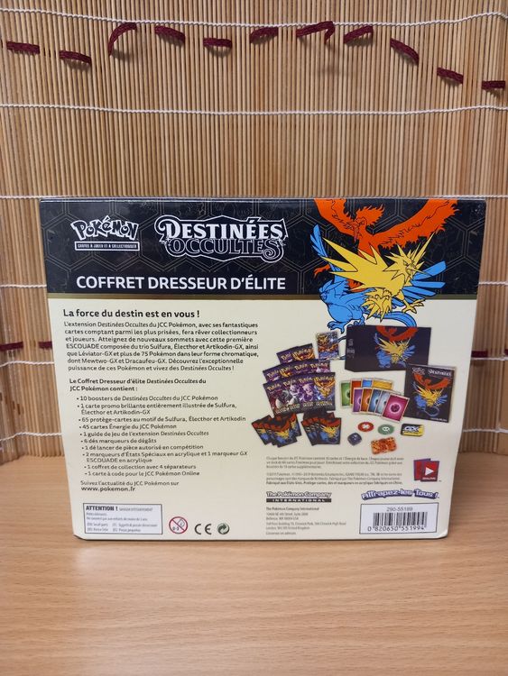 Coffret Dresseur d'Élite Pokémon Destinées Occultes 2019 (Neu und ...
