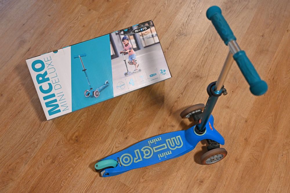 Trotti / Scooter Micro Mini Deluxe in Türkis (Gebraucht) in Reichenbach i. K. für CHF 39 – mit ...