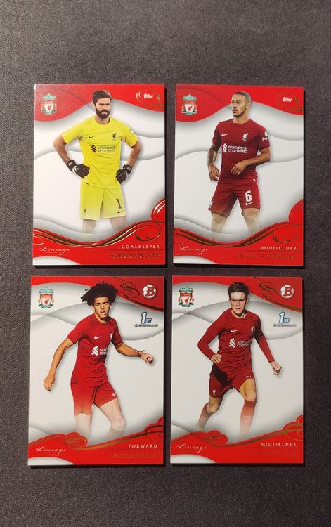Topps Liverpool FC Lineage Set Karten ab 1.- (Gebraucht) in Binningen ...