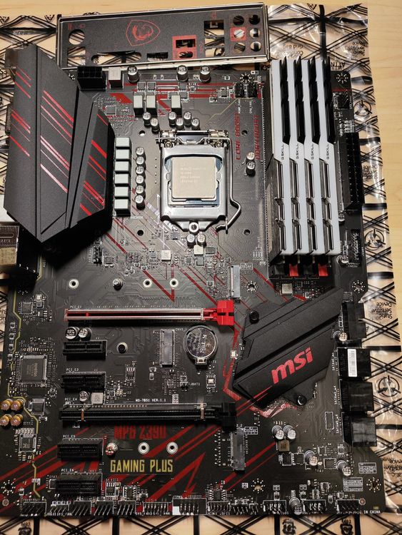 Gaming MSI-Mainboard/Intel i5-9400 CPU/GSKILL RGB 32GB-RAMS (Gebraucht ...