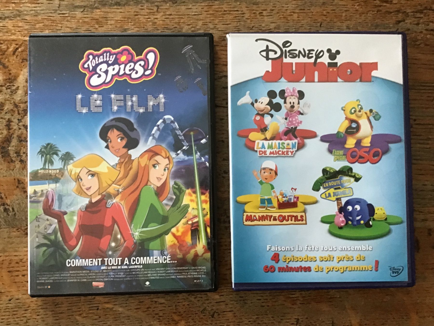 2 DVD pour enfants Totally Spies! et Disney Junior (D'occasion) à Fully ...