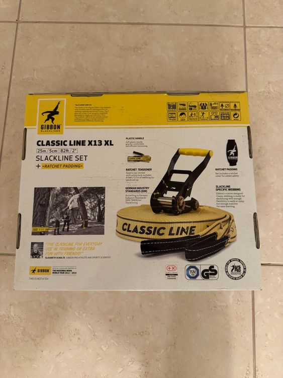 NEU: Gibbon Classicline Slackline + Baumschutz (Neu und ...