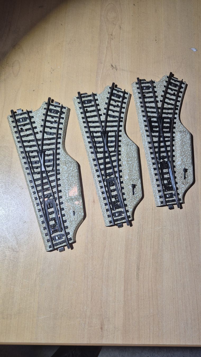 Lot de 3 aiguillages de train électrique, vintage! (D'occasion) à ...