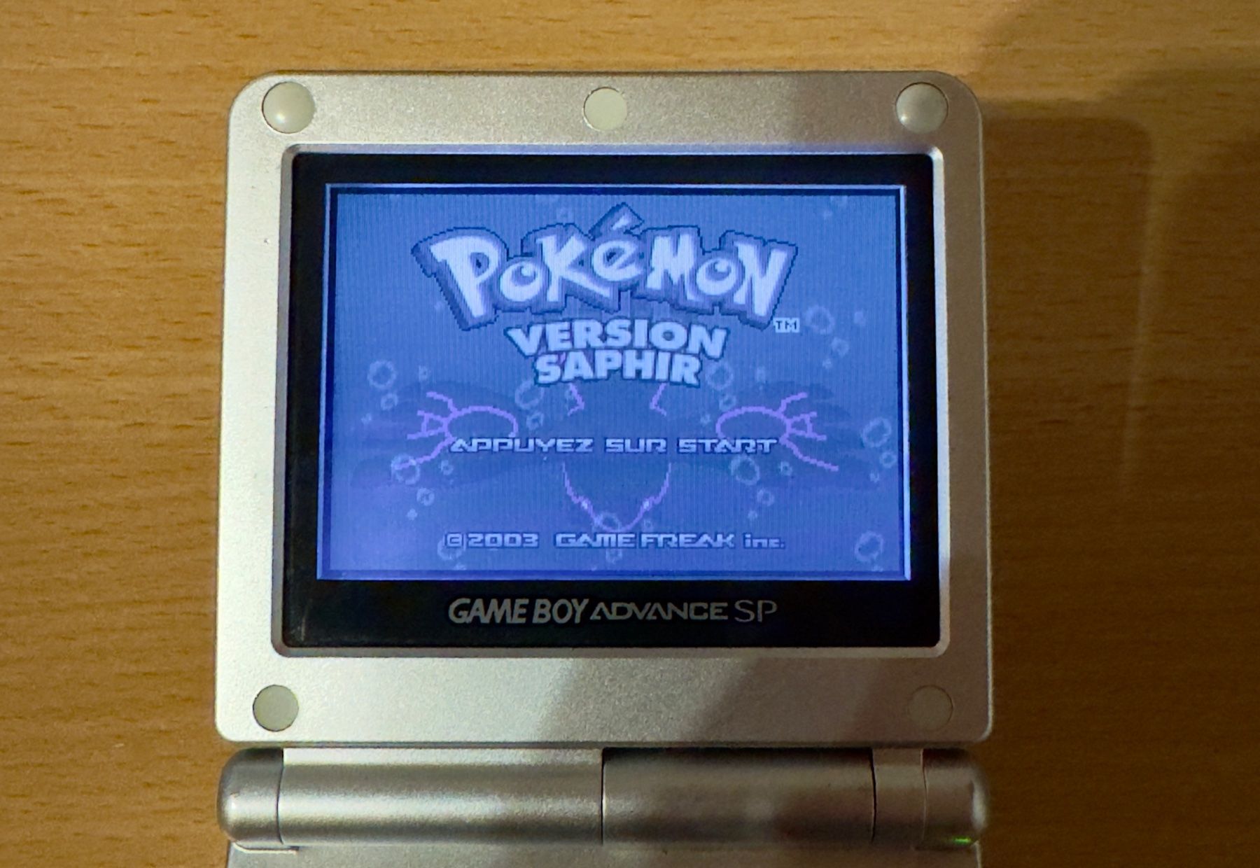 POKÉMON VERSION SAPHIR 🇫🇷 - Nintendo - Game Boy Advance (D'occasion) à ...