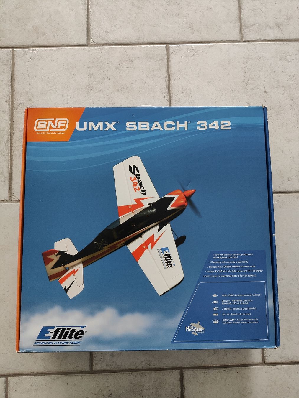 UMX Sbach 342 BNF RC Flugzeug Modellflugzeug E-Flite neuwert (Neu und ...