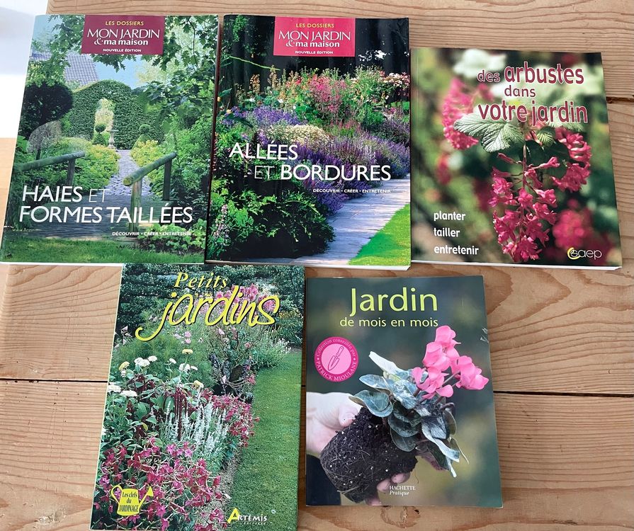 5x livres jardinage / haies, allées, bordures, petits jardin | Kaufen auf Ricardo
