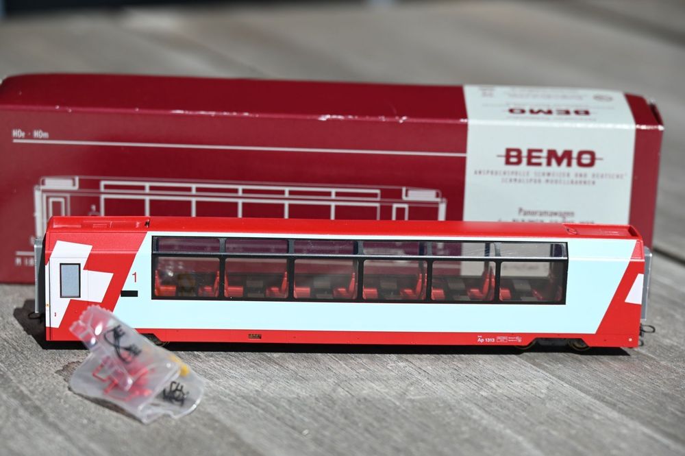RhB Bemo H0m Glacier Express Panoramawagen Ap 1313 (Gebraucht) in Goldau für CHF 78 – mit ...