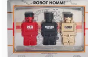3er Set Robot Homme Parfum Geschenkset Red Future Gold Neu & (Neu ...