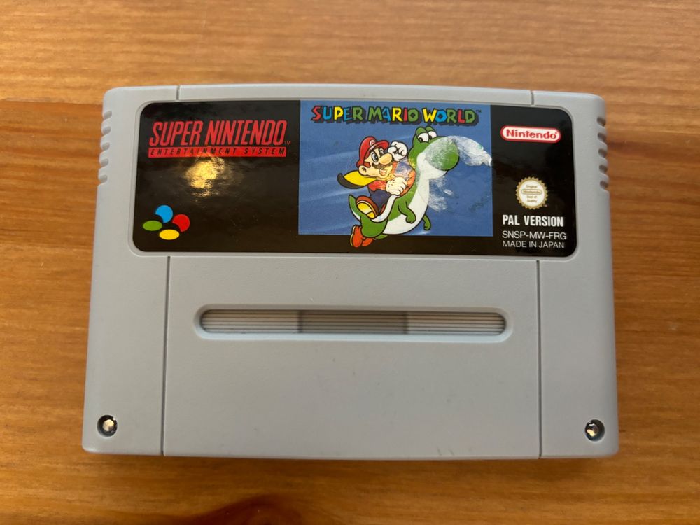 Super Mario World [Super Nintendo] - cart (Gebraucht) in Zürich für CHF ...