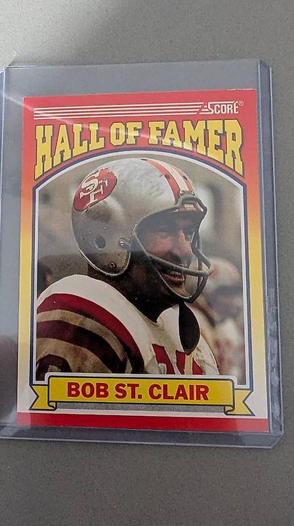 NFL Score Karte von Bob St. Clair (Gebraucht) in Rüegsauschachen für ...