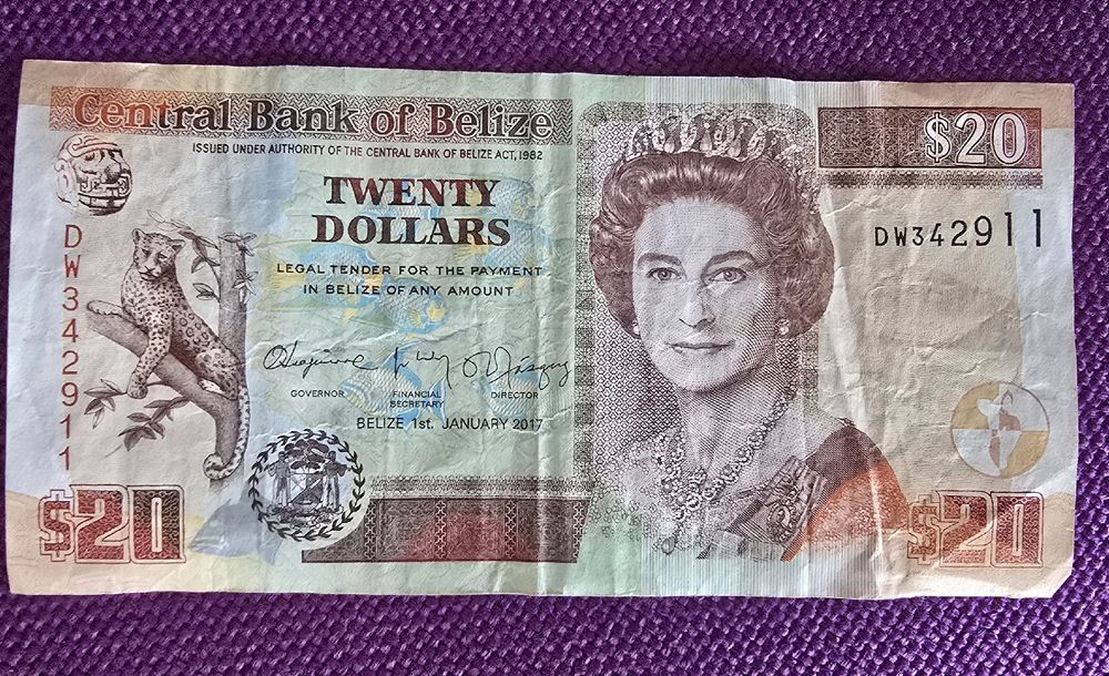 1x20 Belize-Dollar Banknote | Kaufen auf Ricardo