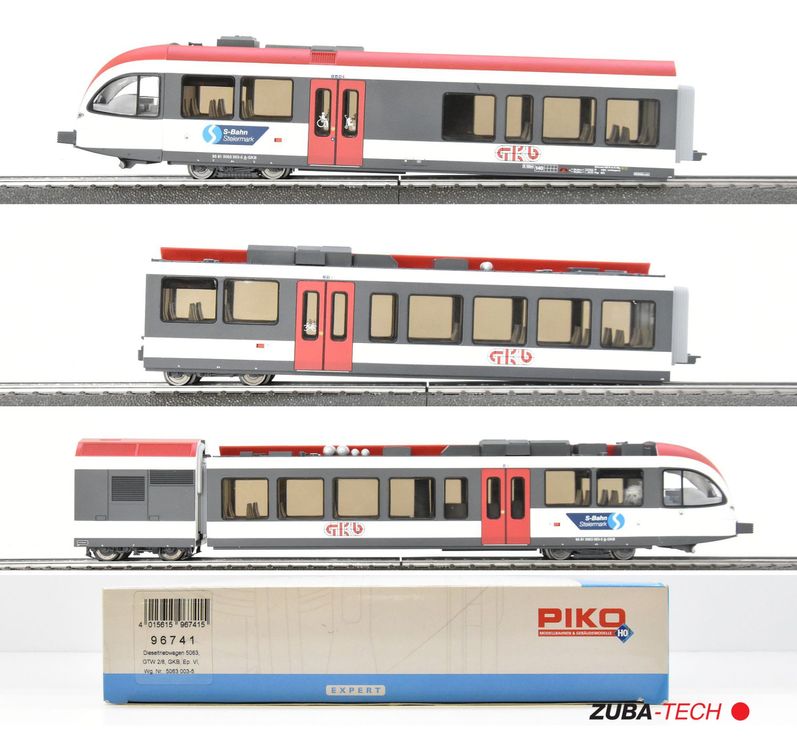 Piko 96741 Dieseltriebwagen GTW 2/8 GKB H0 GS Analog OVP (Gebraucht) in ...