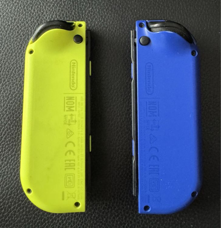 Nintendo Switch Joy-Con Blue & Neon Yellow (Gebraucht) in Genève für ...