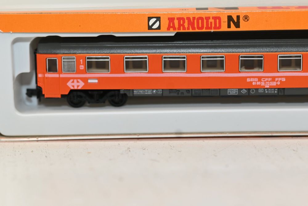 SBB 1 Kl Personenwagen Orange Arnold Spur N | Kaufen auf Ricardo