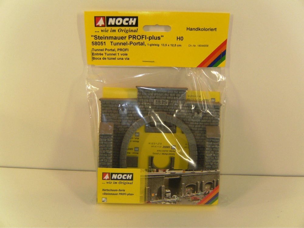 Noch H0 58051 Tunnel-Portal 1-gleisig (Neu und originalverpackt) in ...