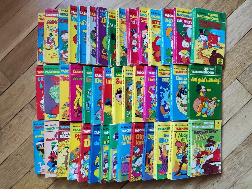 Walt Disneys Lustiges Taschenbuch (44 Ausgaben) 1967-1986 (Gebraucht) in Zürich für CHF 47 – mit ...