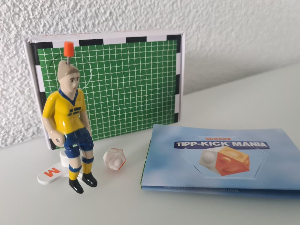 MIGROS Tipp-Kick Mania 2022 Figur Sweden Nr. 6 (weiblich) (Neu und ...