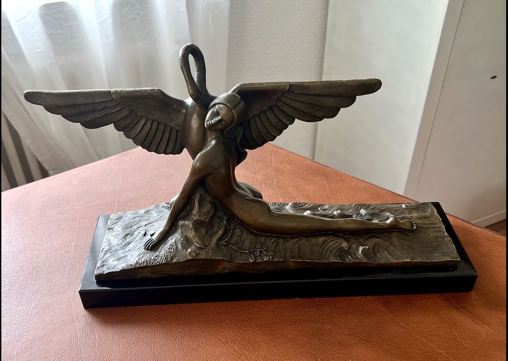 BRONZE SKULPTUR GRIECHISCHE MYTHOLOGIE SIGNIERT 9kg SCHWER (Gebraucht) in Rutschwil für CHF 445 ...