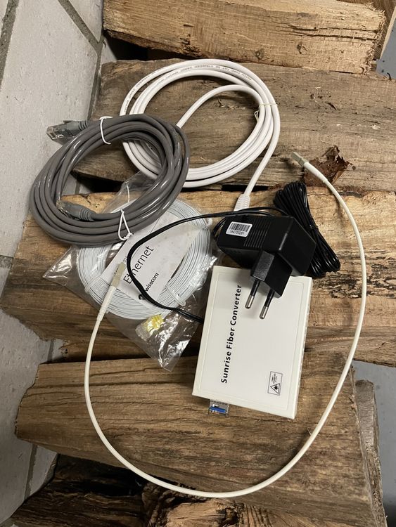 Sunrise Fiber Converter mit Zubehör (Gebraucht) in Uster für CHF 1 ...