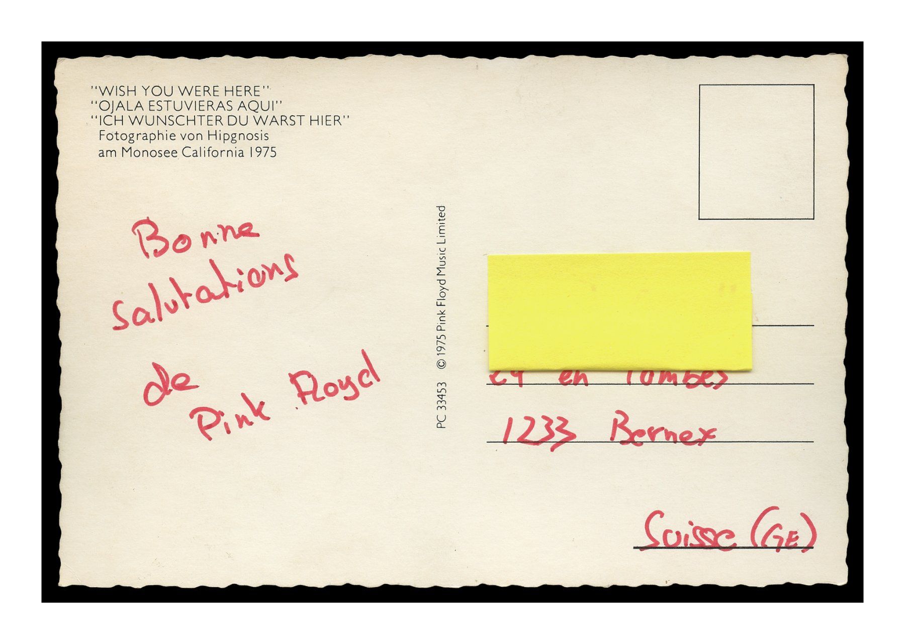 PINK FLOYD - © 1975 "Wish You Were Here" (D'occasion) à Onex pour CHF ...