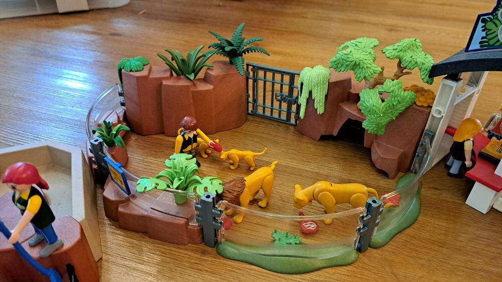 Playmobil Tierpark / Zoo 4850 + 4852 mit Aquarium 9060 | Kaufen auf Ricardo
