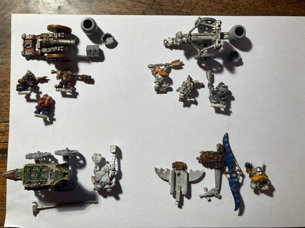 Warhammer Fantasy Dwarfs Metal Lot War Machines Figures (Gebraucht) in ...