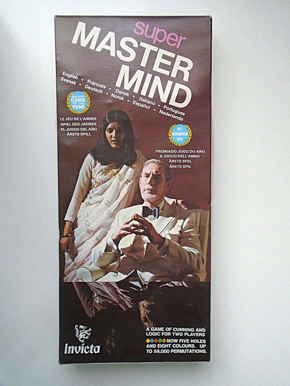 SUPER Mastermind INVICTA mit 8 Farben / Super Master Mind (Gebraucht ...