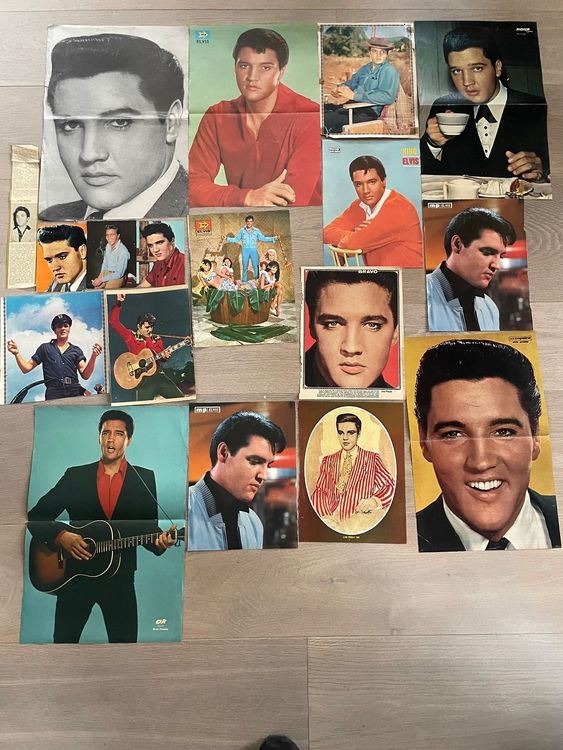 Elvis Presley Poster und Zeitungsausschnitte Set/Sammlung (Gebraucht ...