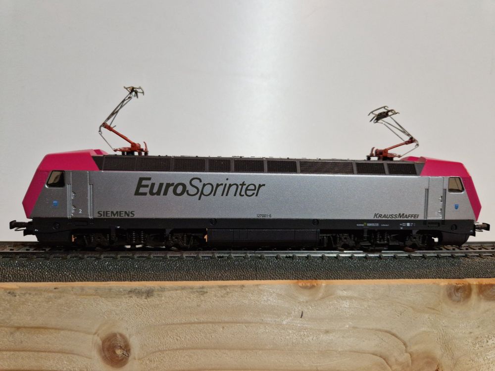 Lima 208412 E-Lok Eurosprinter DB Analog WS (Gebraucht) in Illhart für ...